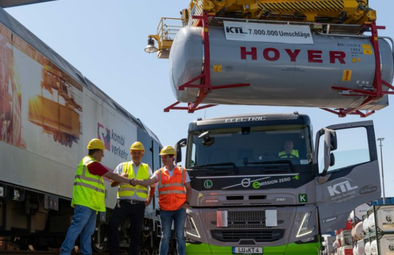 Hoyer loads its 7 millionth tank container | Tank Cleaning Magazine